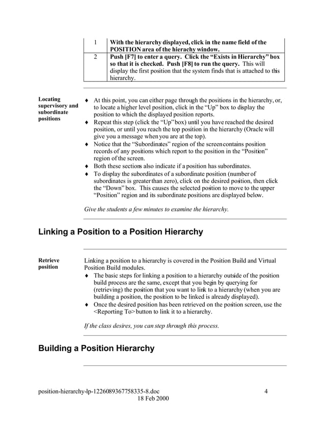 Position Hierarchy Lp | DOC