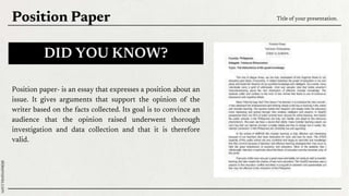 Position-Paper.pptx Media& Information Sources | PPTX