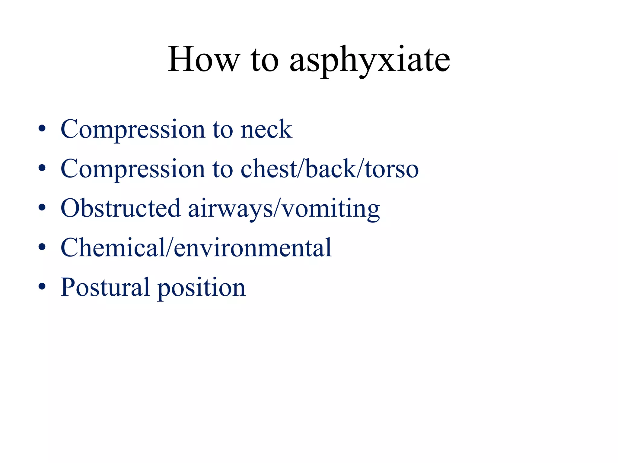 Positional asphyxia | PPTX