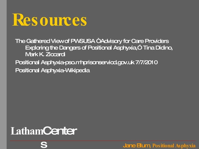 Positional asphyxia | PPT