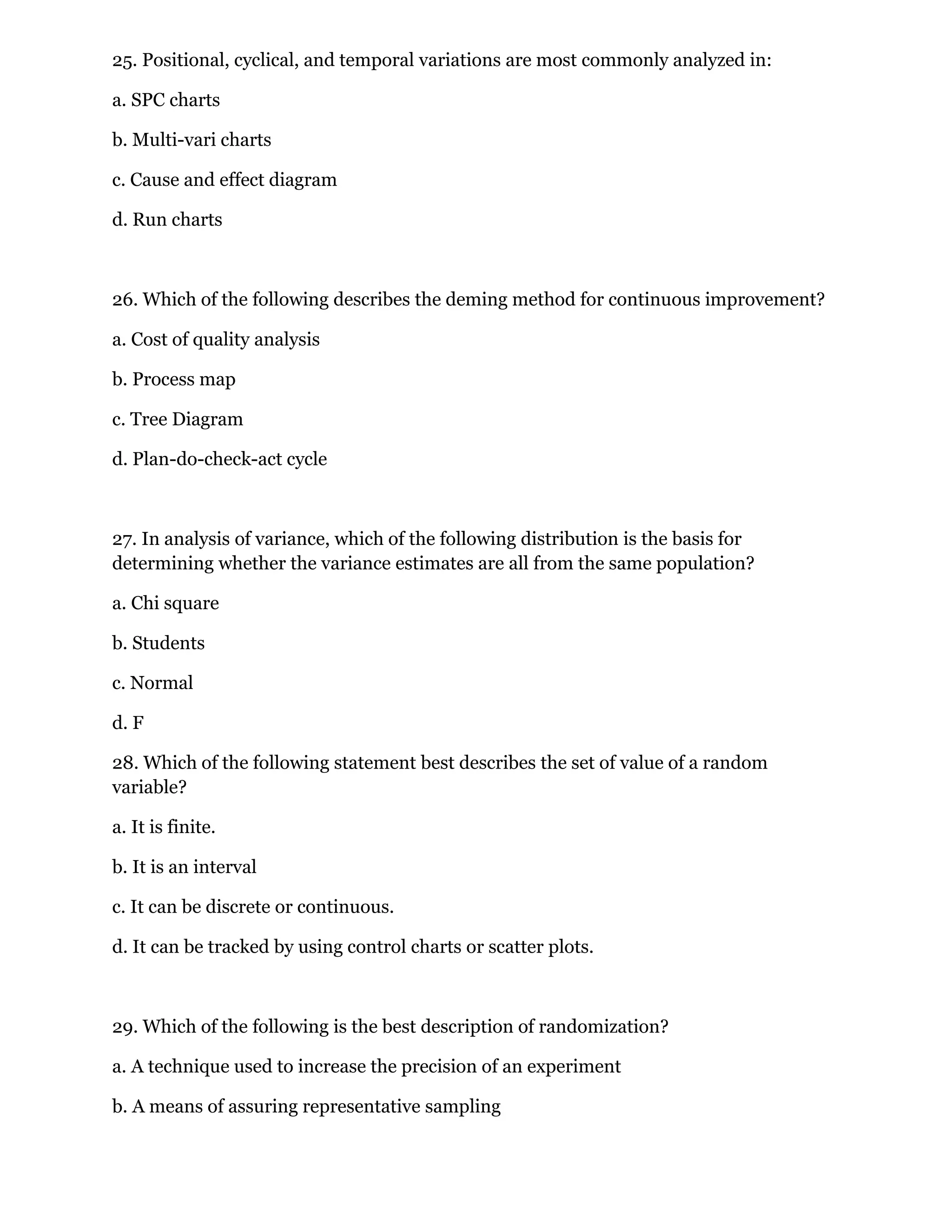 Six Sigma Green Belt - Positional, cyclical, and temporal variations ...