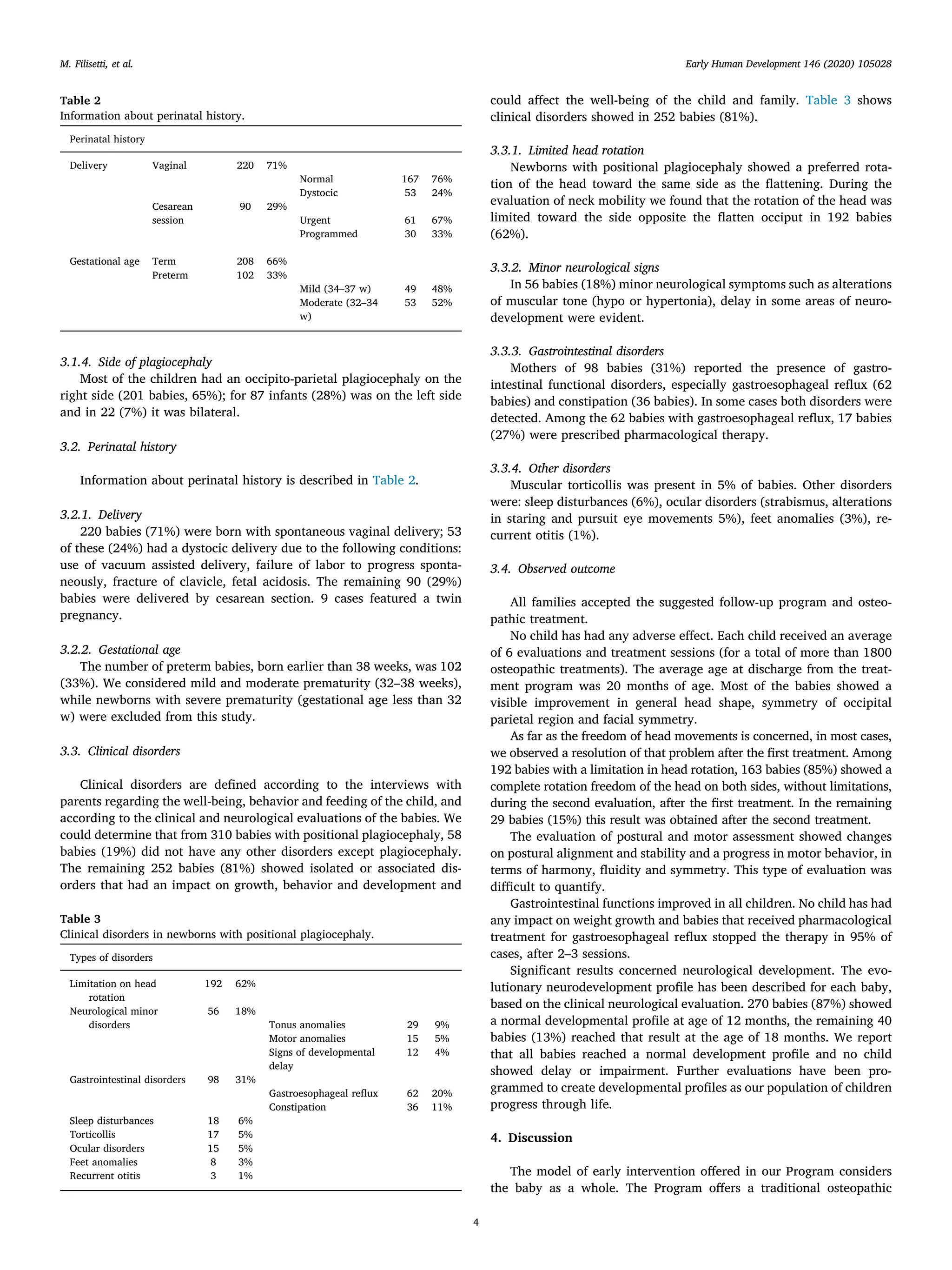 Positional plagiocephaly from structure to function: Clinical ...