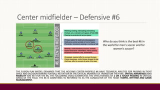 Positional Numbers in Soccer (Taken from Livermore FC) | PPTX