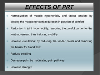Positional release technique | PPTX