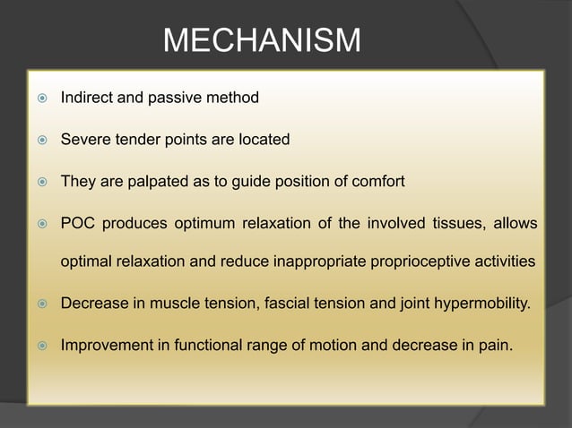 Positional release technique | PPTX | First Aid | Injuries