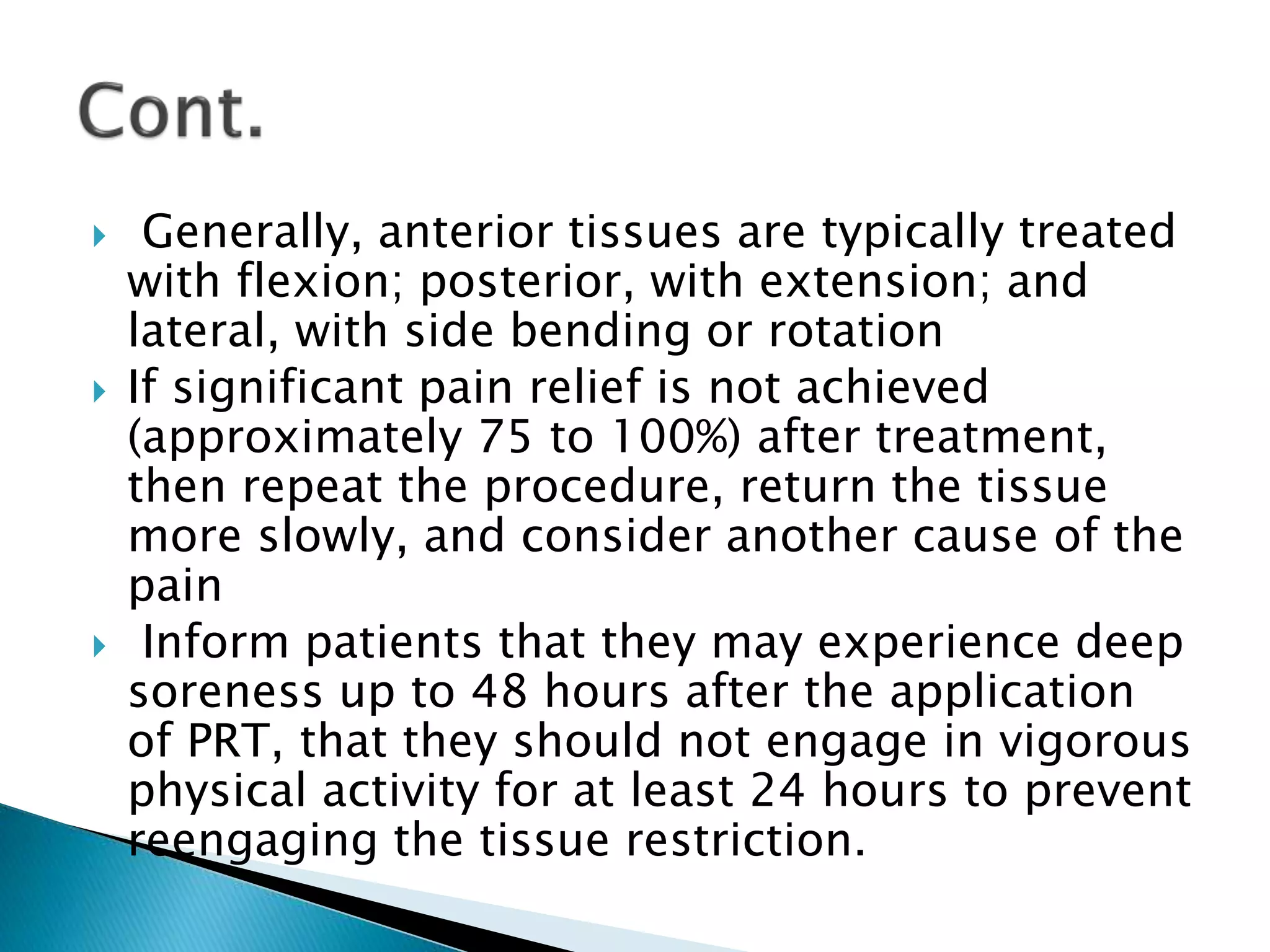 Positional release technique | PPTX