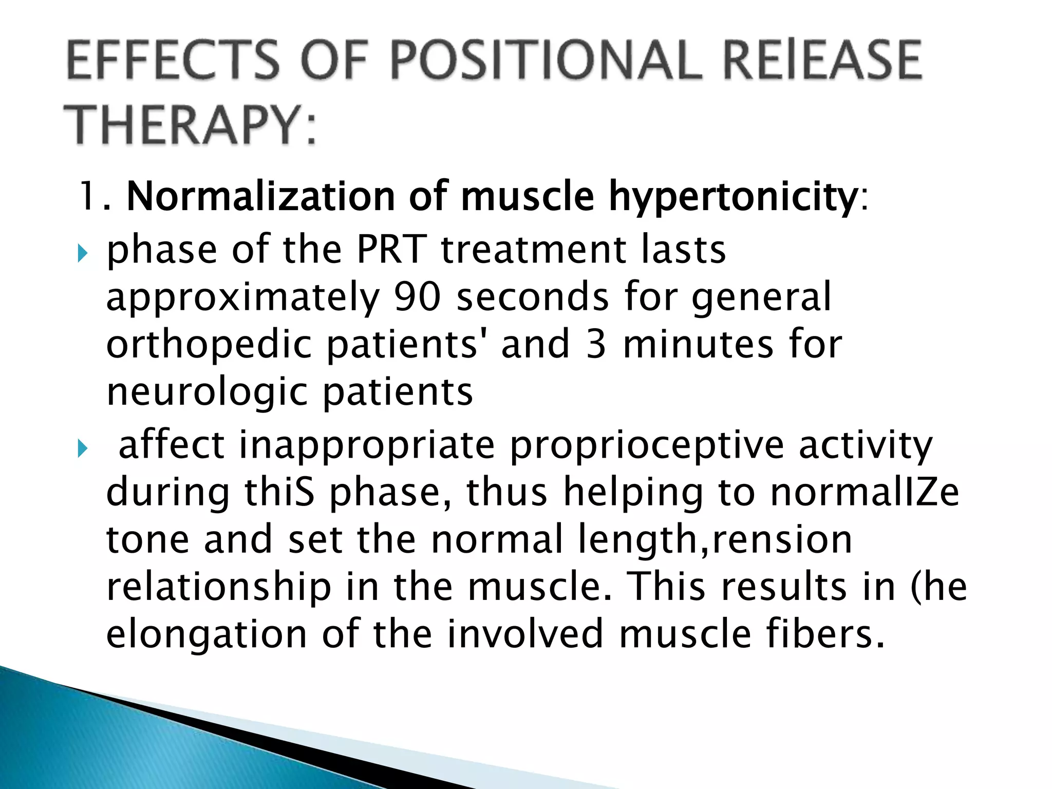 Positional release technique | PPTX