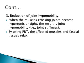 Positional release technique | PPTX