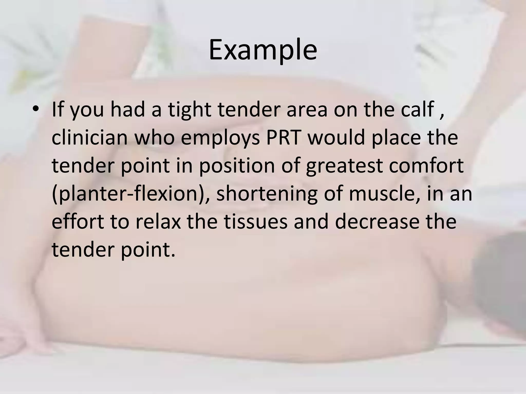 Positional release technique | PPTX