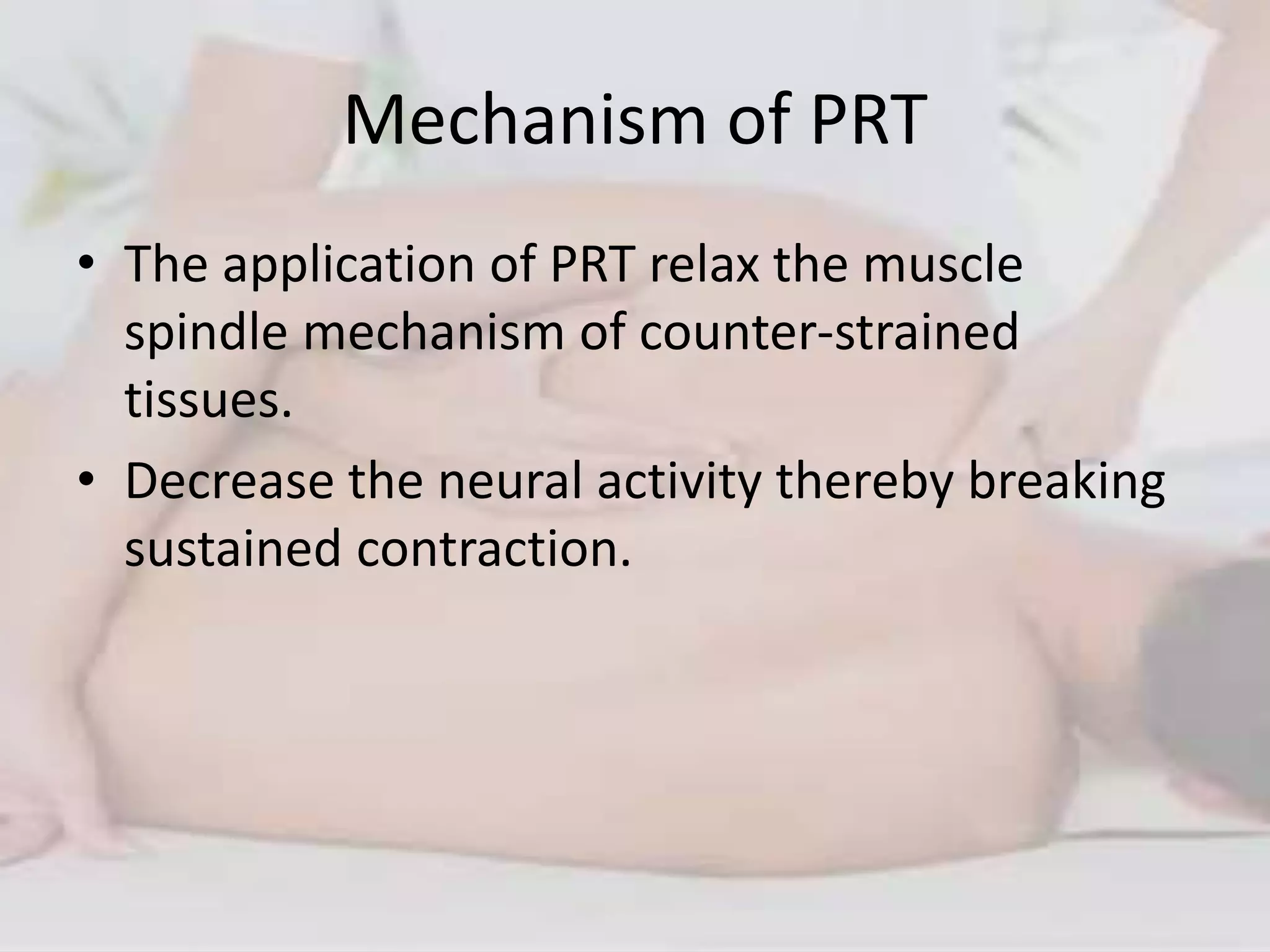 Positional release technique | PPTX