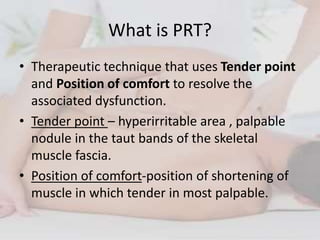 Positional release technique | PPT