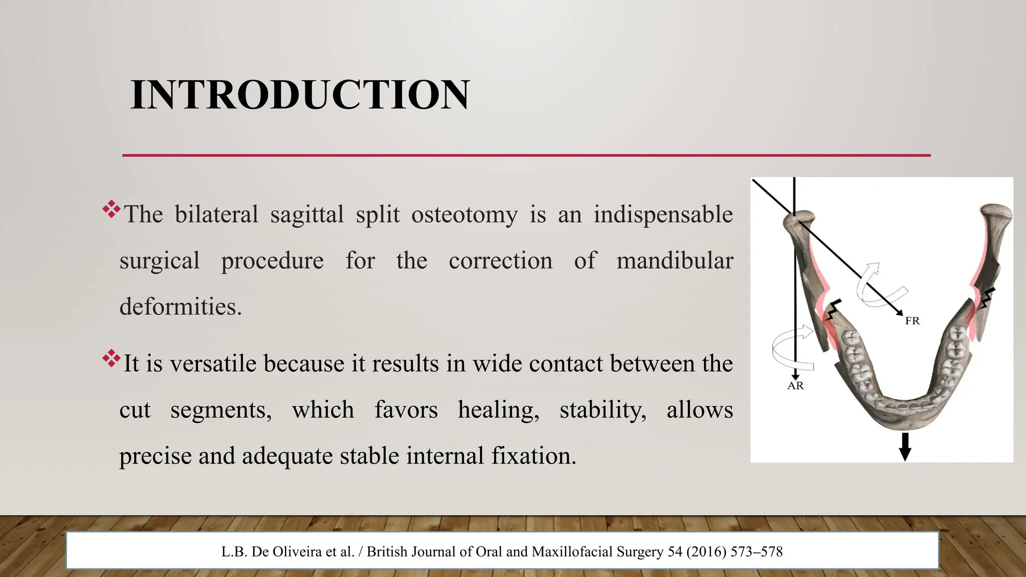 ow to positioning the osteotomized distal and proximal segment in BSSO ...