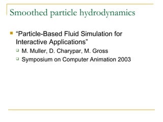 Position based fluids | PPT
