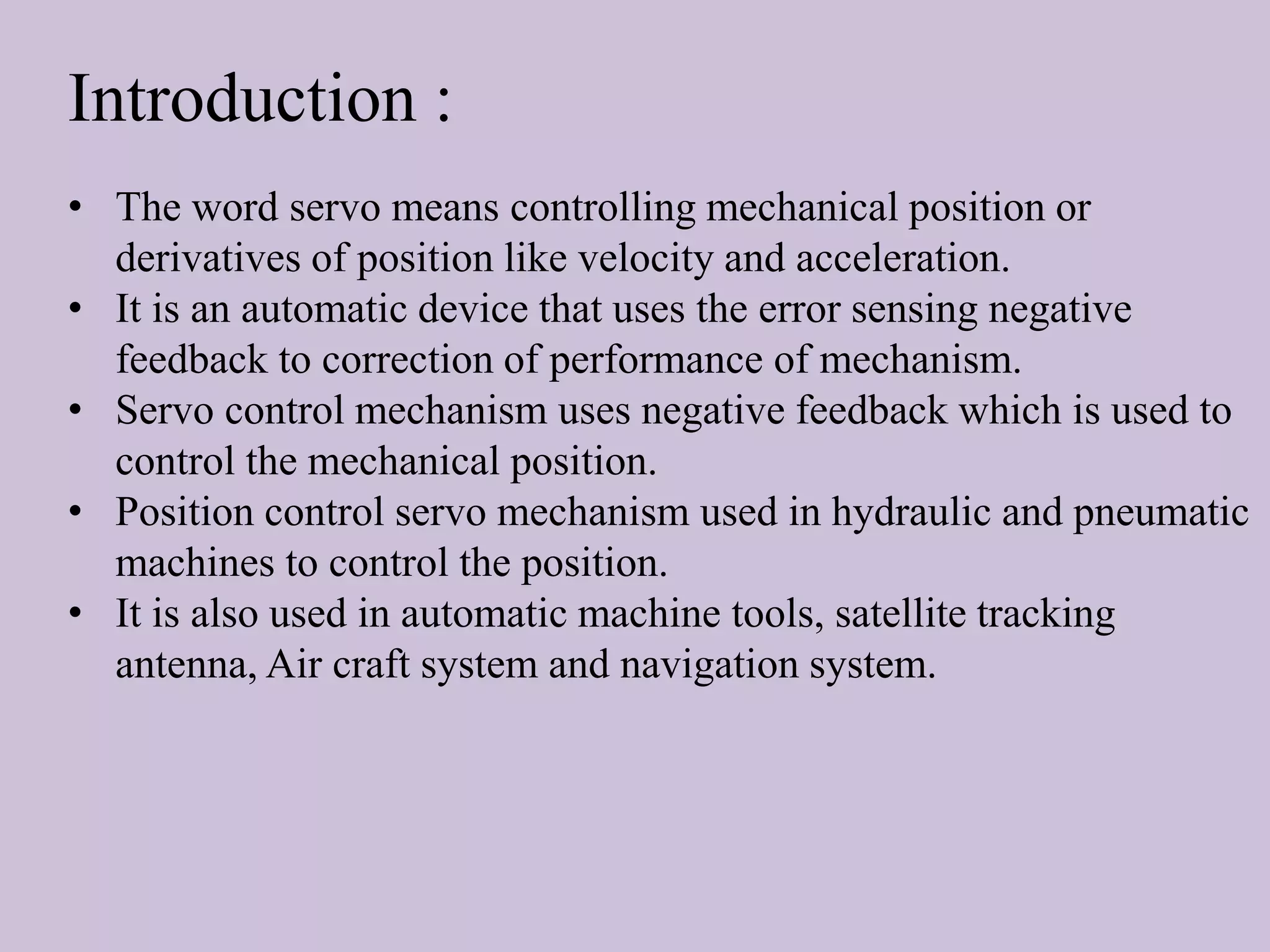 Position control system block diagram | PPTX