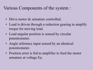 Position control system block diagram | PPTX