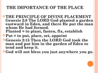 Positioned for outpouring | PPT