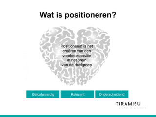 Positioneren in 5 stappen | PPT
