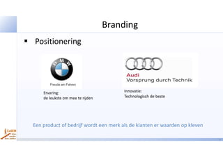 Positioneren van Uw bedrijf in de markt | PPT