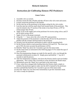 Positioner valve | PDF