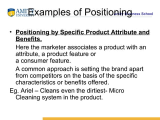 Positioning | PPT | Advertising Industry | Industries
