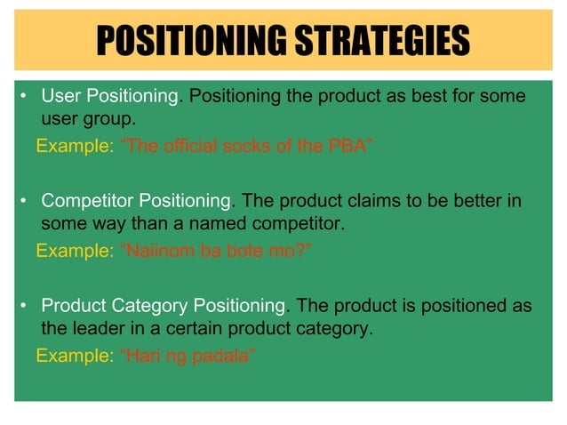 Positioning | PPT | Advertising Industry | Industries