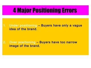 Positioning | PPT | Advertising Industry | Industries