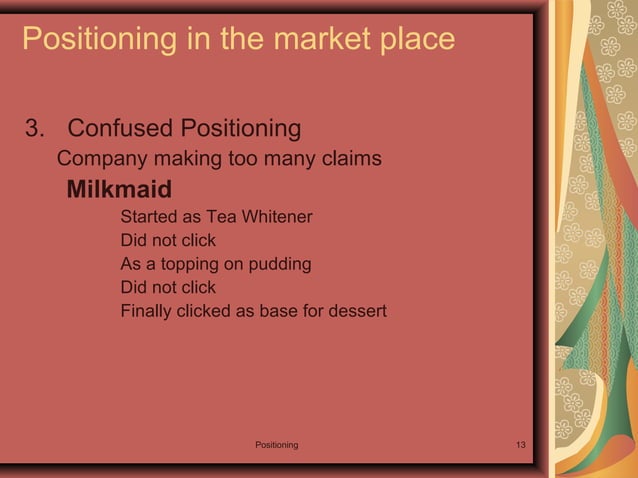 Positioning | PPT | Business | Business and Finance
