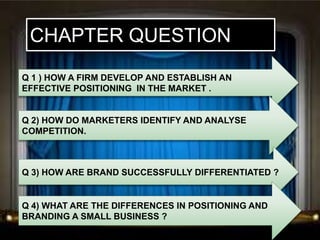 crafting the brand Positioning | PPT