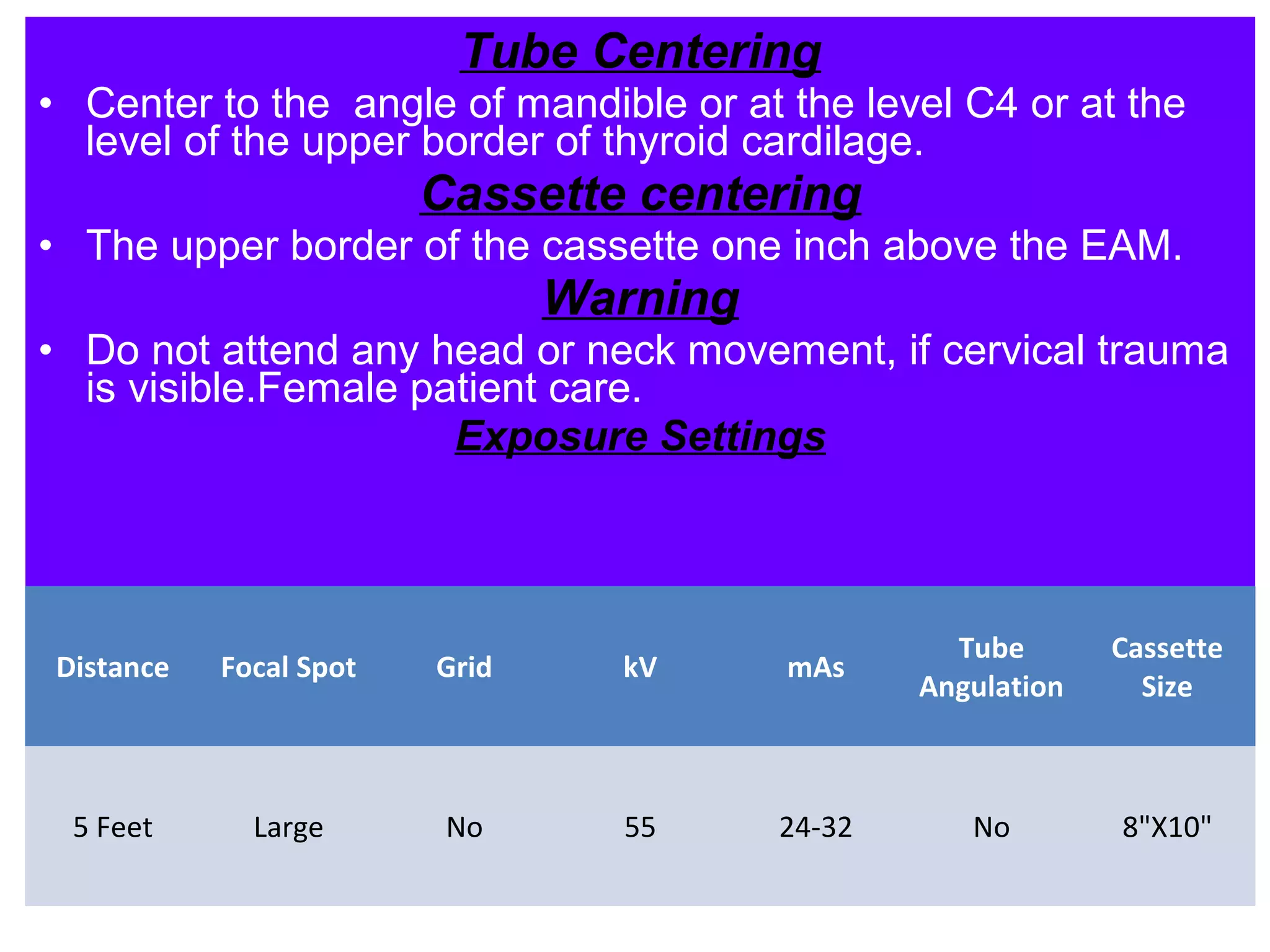Radiography Positioning Spine | PPT