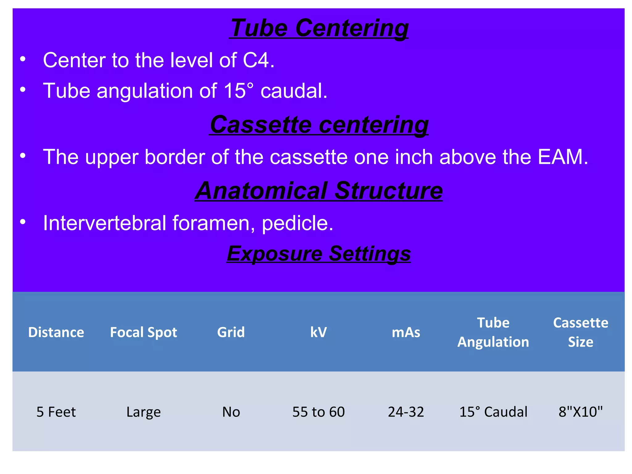 Radiography Positioning Spine | PPT