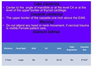 Radiography Positioning Spine | PPT