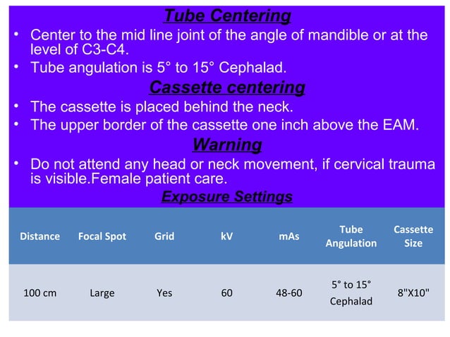 Radiography Positioning Spine | PPT