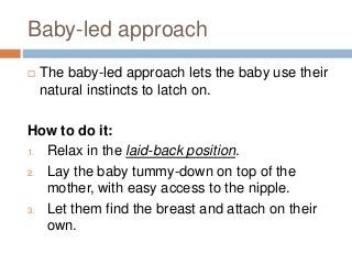 Positioning and correct way to latch breastfeeding...pptx