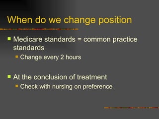 Positioning And Draping And Bed Mobility Power Point | PPT