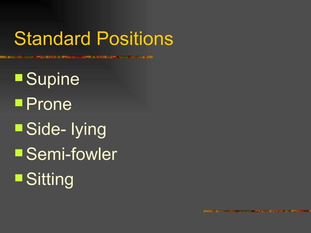 Positioning And Draping And Bed Mobility Power Point | PPT