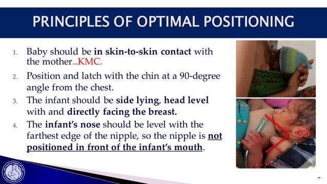 Positioning and latch on in preterm infants dr ravari | PPT