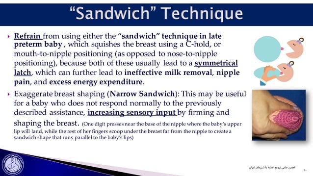Positioning and latch on in preterm infants dr ravari | PPT