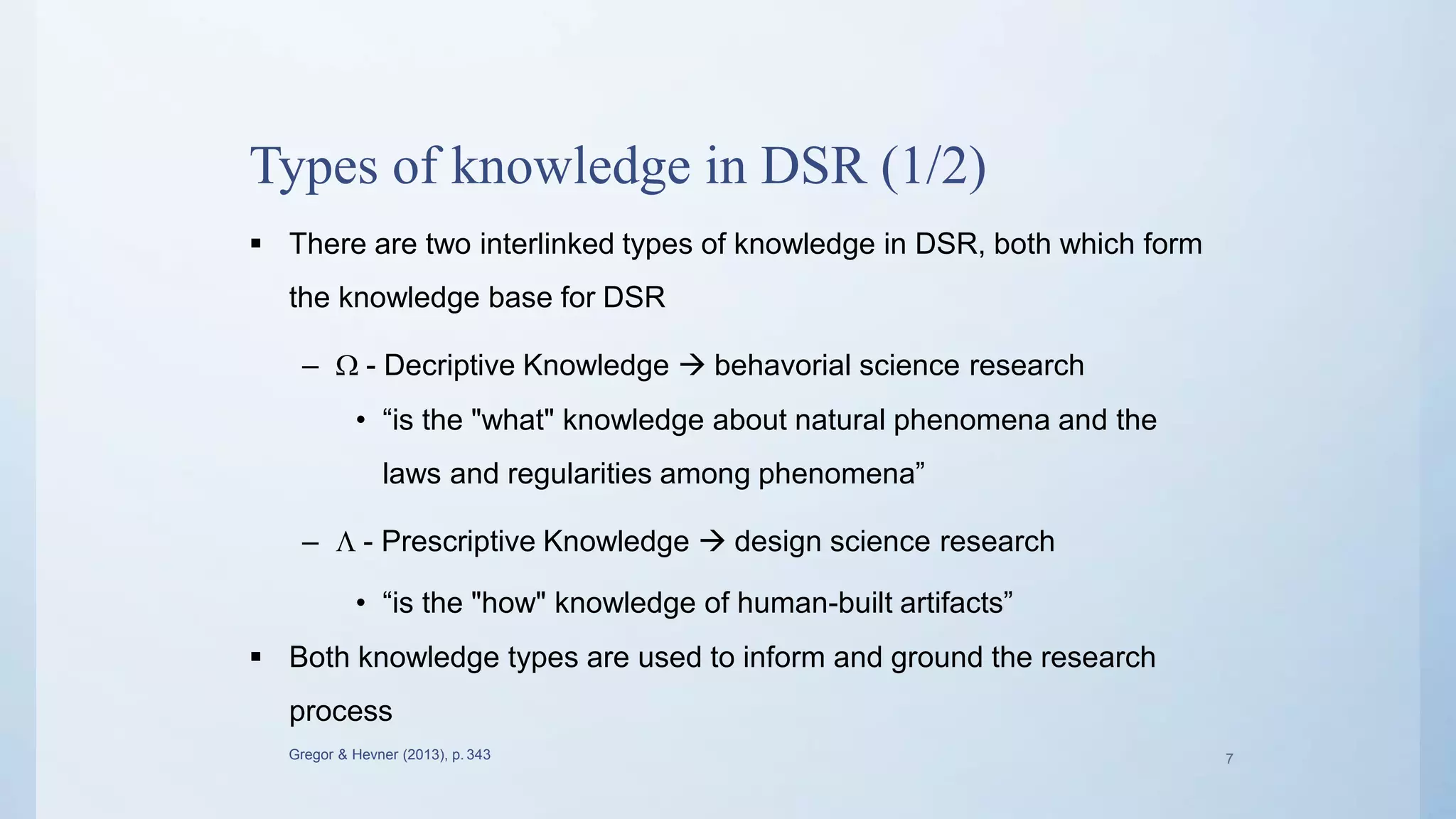 Positioning and presenting design science research for maximum impact ...