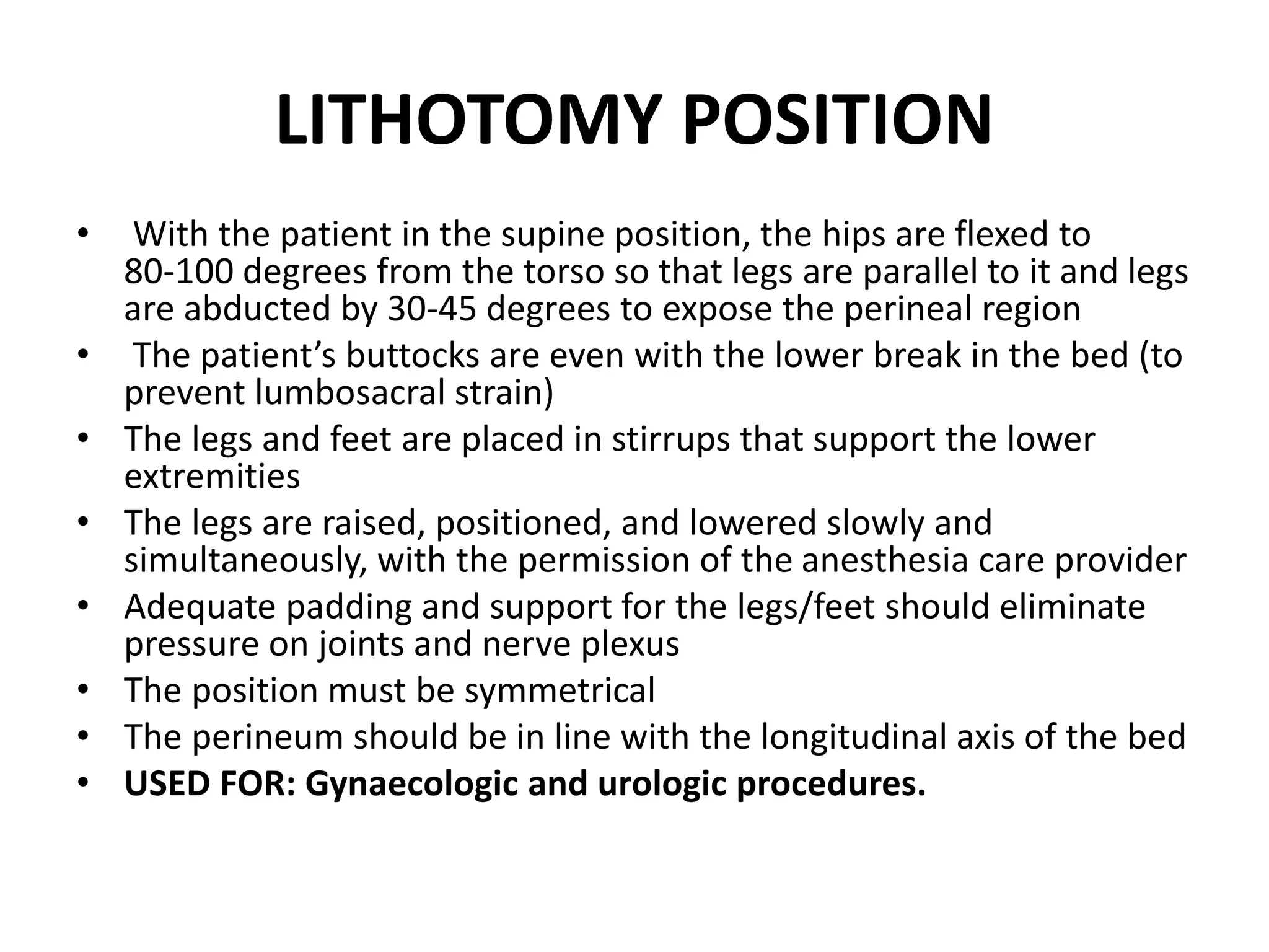 PATIENT POSITIONING AND ANAESTHESIA ppt | PPTX