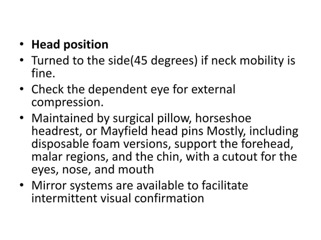 PATIENT POSITIONING AND ANAESTHESIA ppt | PPT