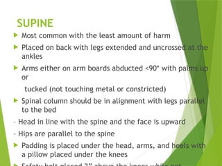 Positioning In Anaesthesia ppt., different types,advantages,side ...