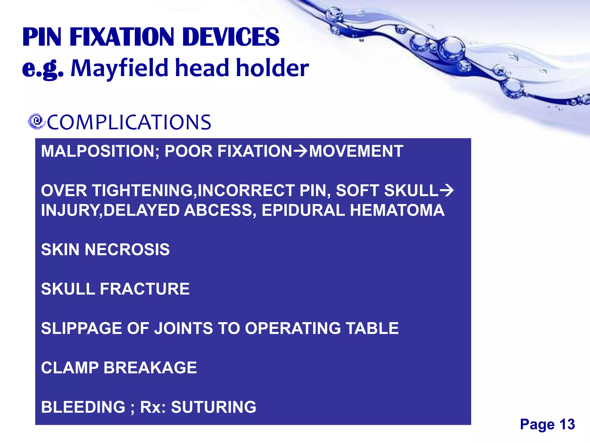 Positioning in neurosurgeries | PPTX