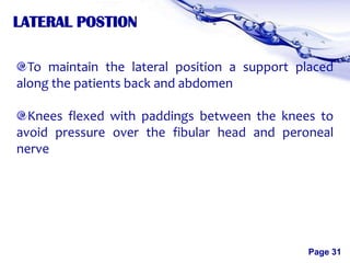Positioning in neurosurgeries | PPTX