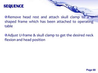 Positioning in neurosurgeries | PPTX