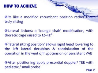 Positioning in neurosurgeries | PPTX