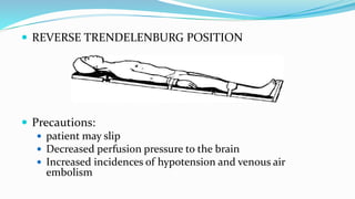 Positioning in neurosurgery | PPTX