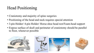 Positioning neurosurgery | PPTX