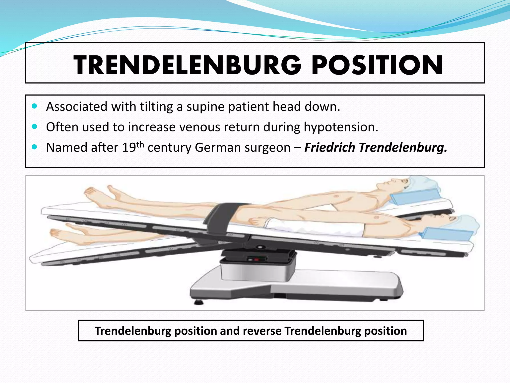 Positioning in neurosurgical procedures | PPTX