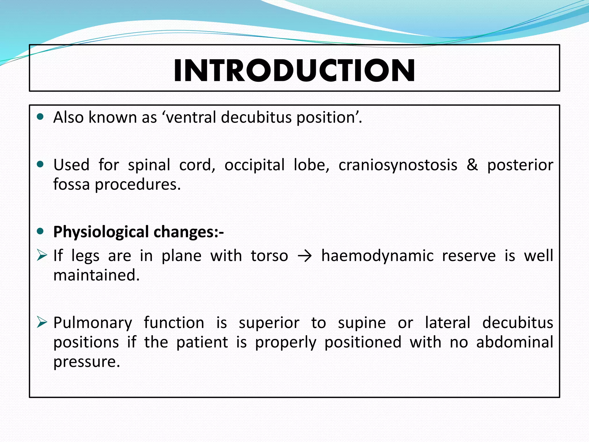 Positioning in neurosurgical procedures | PPTX