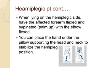 Positioning in rehab pts | PPTX